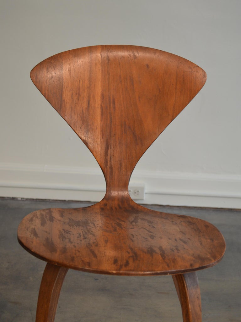 Norman Cherner First Edition Cherner Chair with 'Bernardo' Label at 1stDibs