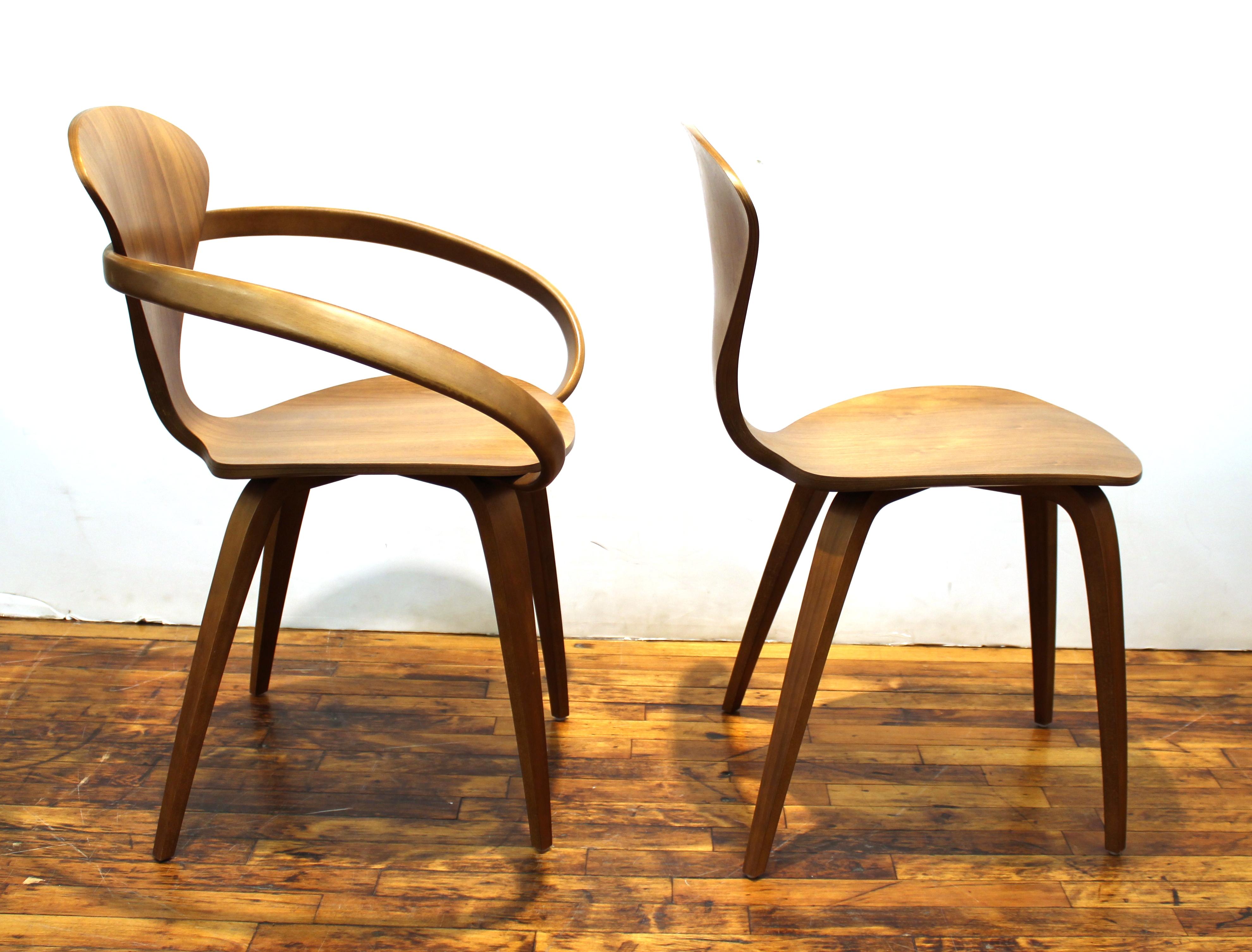 Norman Cherner Midcentury Plycraft Side Chair at 1stDibs