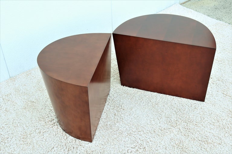 Norman Diekman for Coalesse Diekman hard Maple Veneer Occasional Tables ...