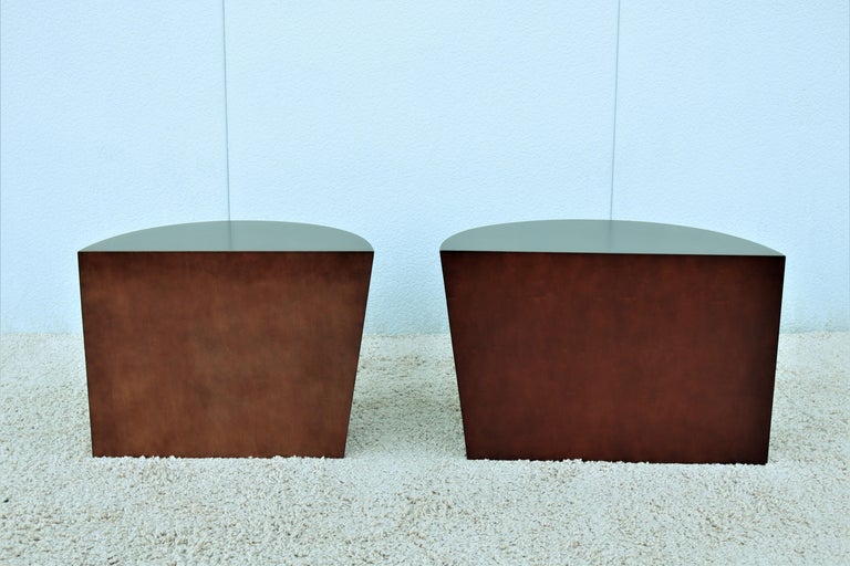 Norman Diekman for Coalesse Diekman hard Maple Veneer Occasional Tables ...