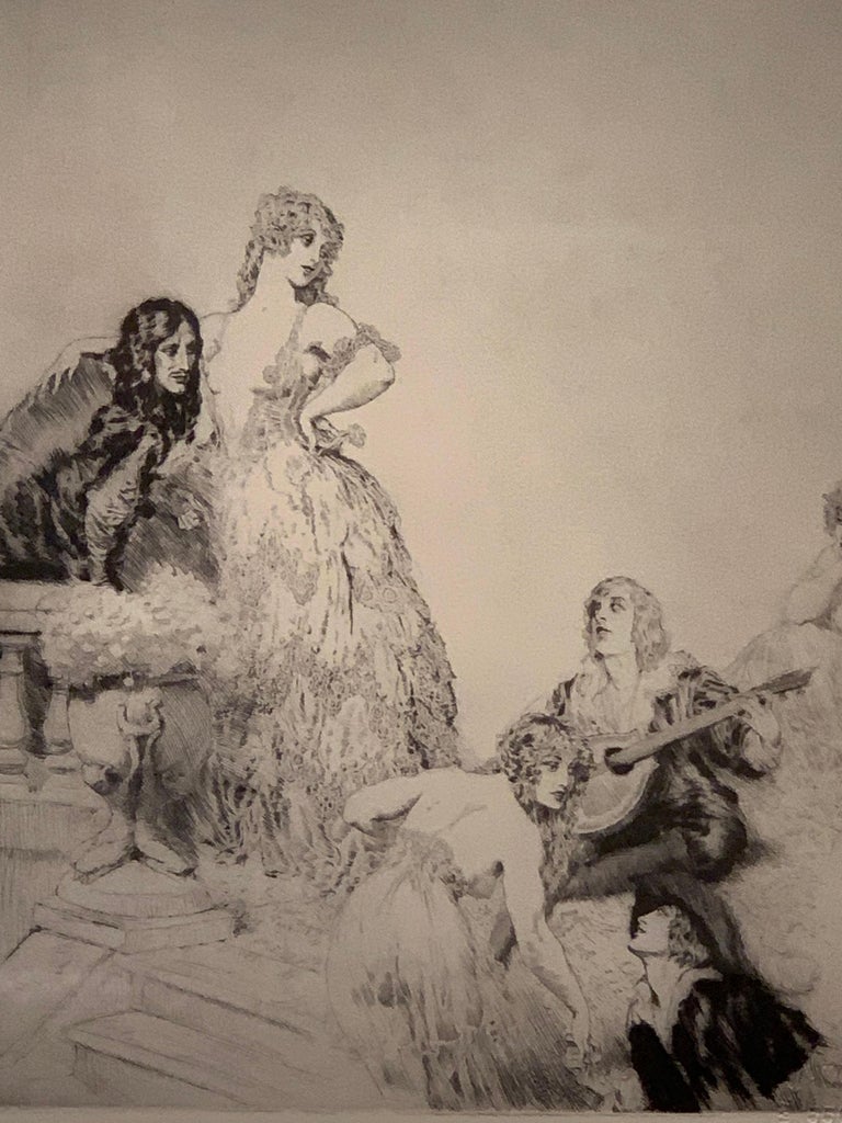 Norman Lindsay - Norman Lindsay, Light Lyrics, Etching on Paper framed ...