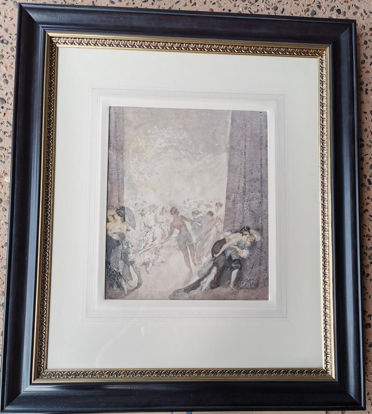 Norman Lindsay Watercolor For Sale at 1stDibs