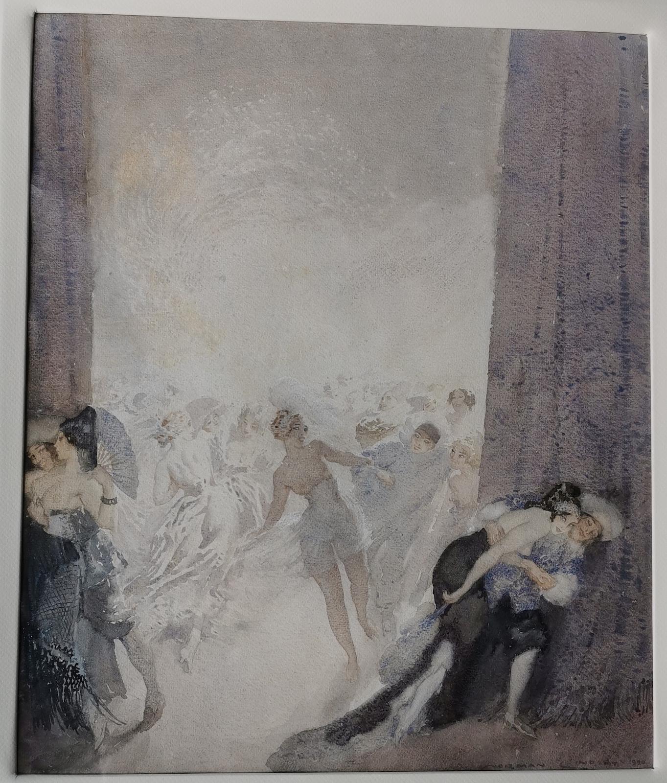 Norman Lindsay Watercolor For Sale at 1stDibs