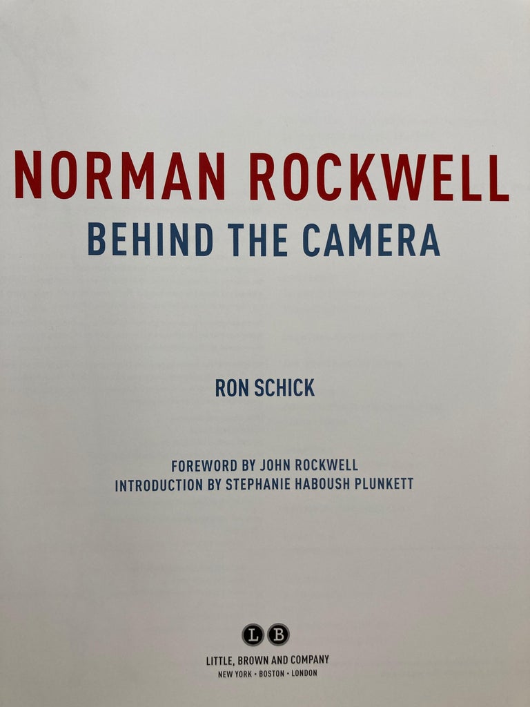 Norman Rockwell Behind the Camera Book by Norman Rockwell and Ron ...