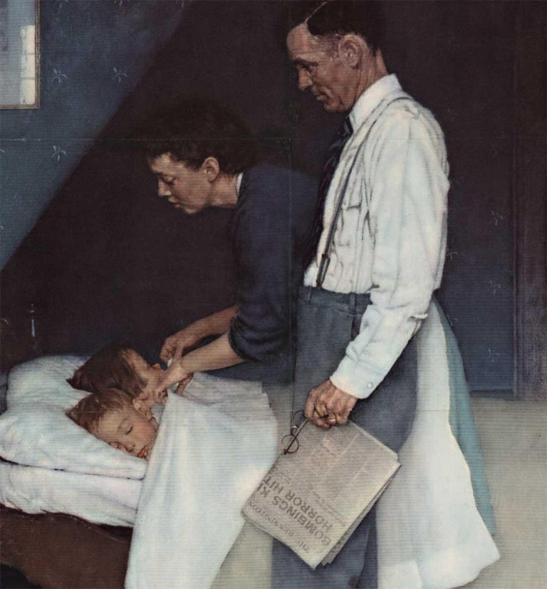 Norman Rockwell - Freedom from Fear, Ours to fight for original Four ...