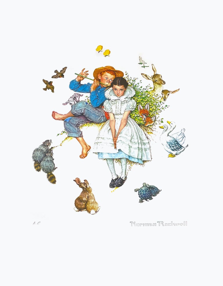 Rockwell, Four Ages of Love: Spring For Sale at 1stDibs