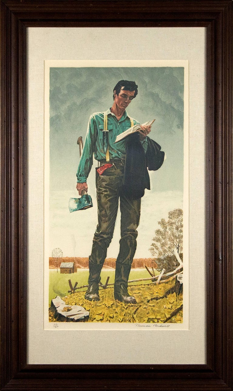 Norman Rockwell - Young Lincoln at 1stDibs