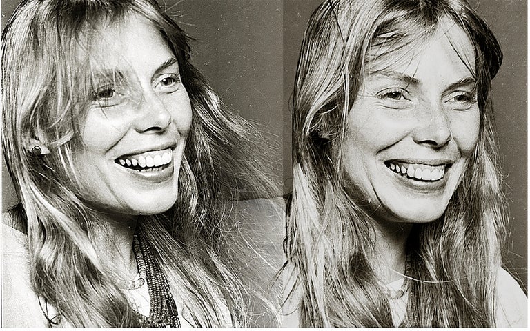 Norman Seeff - Joni Mitchell, Smiling, Los Angeles For Sale at 1stDibs