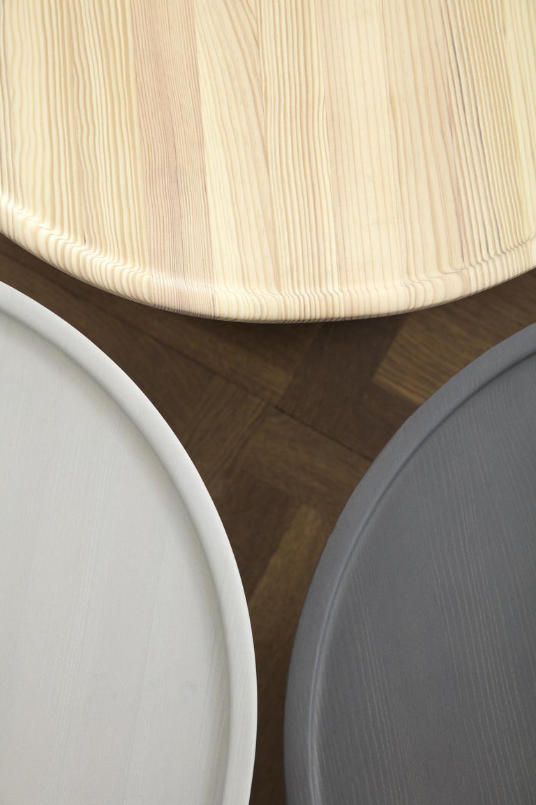 Normann Copenhagen Pine Dark Blue Small Table Designed by Simon Legald ...