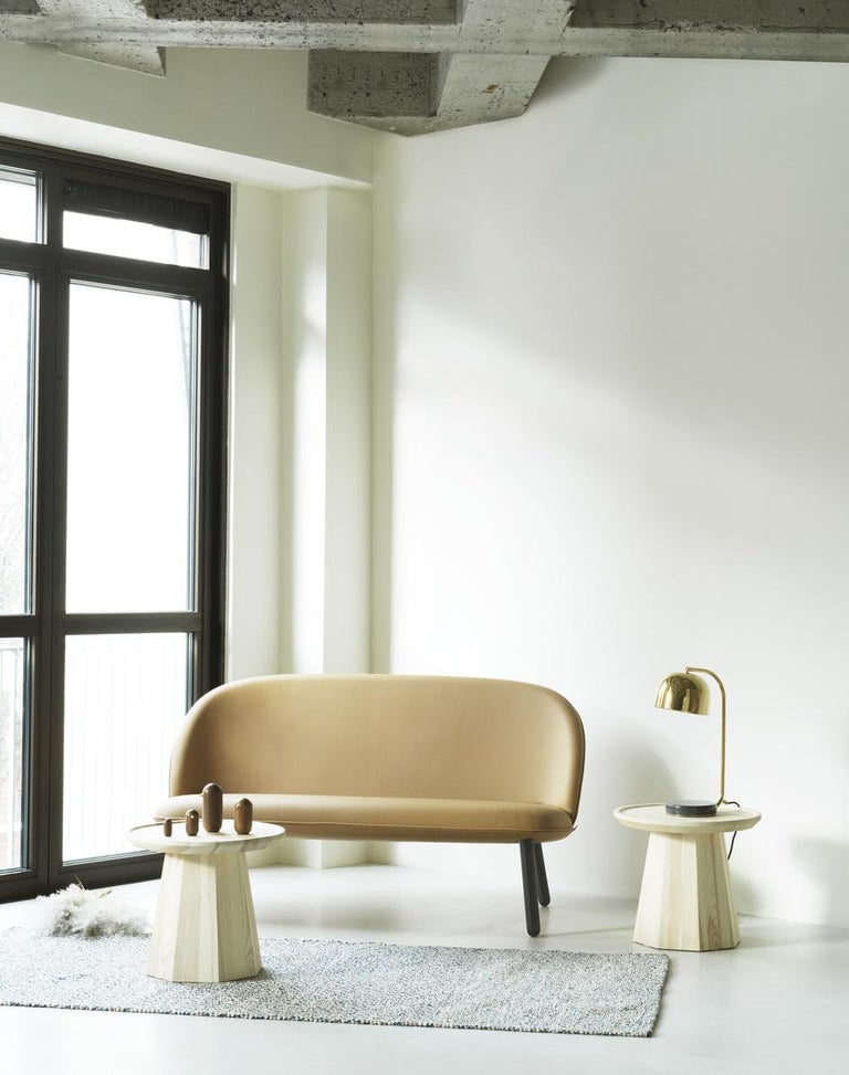 Normann Copenhagen Pine Dark Blue Small Table Designed by Simon Legald ...