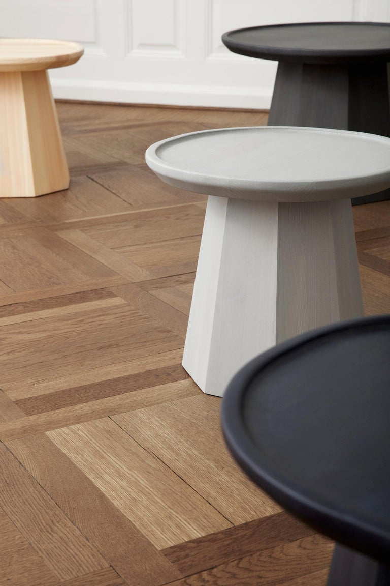 Normann Copenhagen Pine Dark Blue Small Table Designed by Simon Legald ...