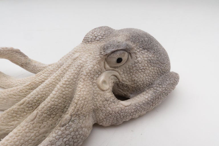 North American Moose Antler Carving of Octopus at 1stDibs