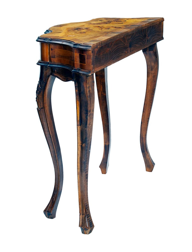 Northern Italian Console Table/Single Drawer For Sale at 1stDibs