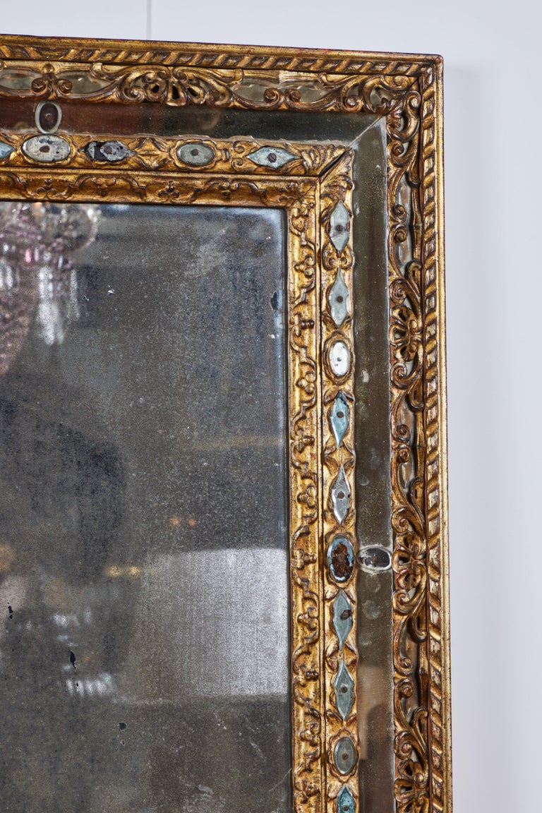 Northern Italian Gilt-Wood Mirror For Sale at 1stDibs