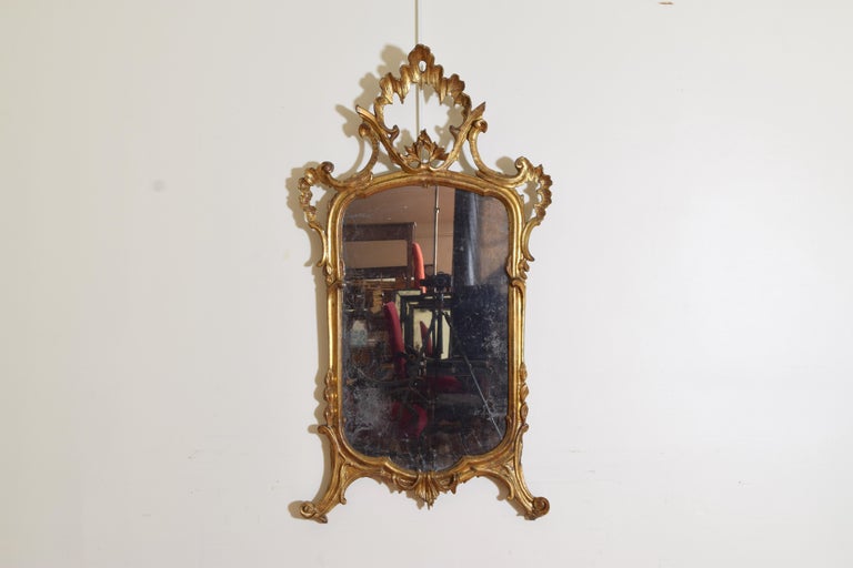 Northern Italian Rococo Period Grotto Style Mirror, Mid-18th Century ...
