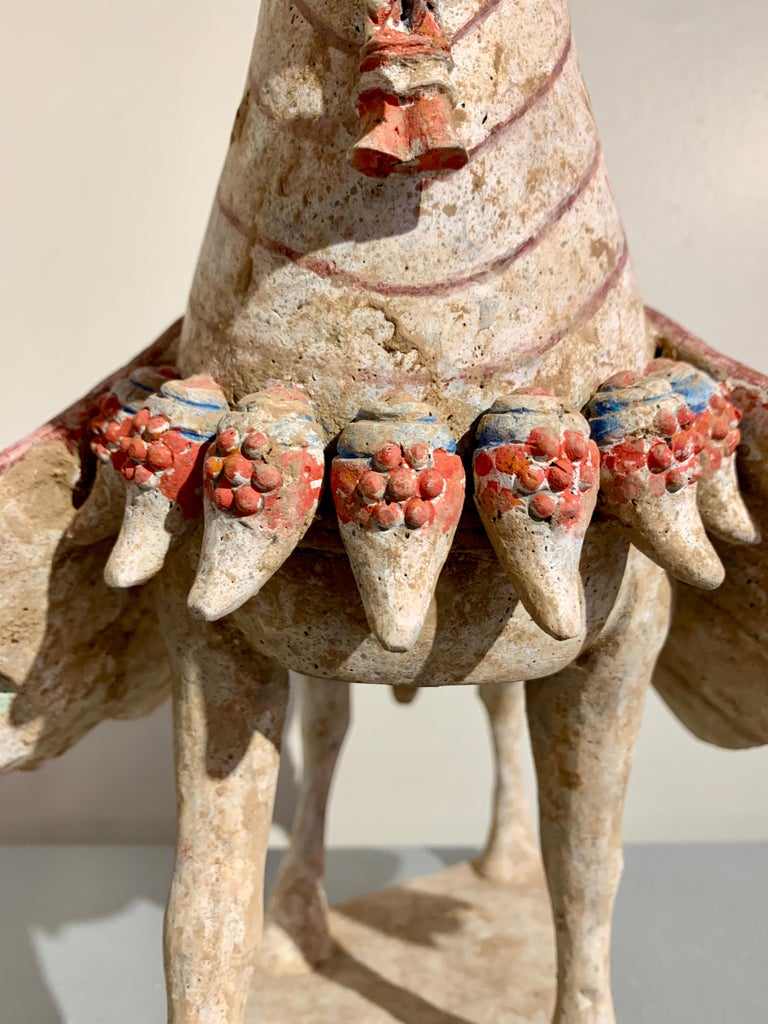 Northern Qi Dynasty Painted Pottery Striding Horse, 6th Century, China ...