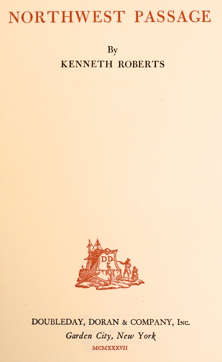 Northwest Passage 1st Limited 2 Vol Ed by Kenneth Roberts, Signed and ...