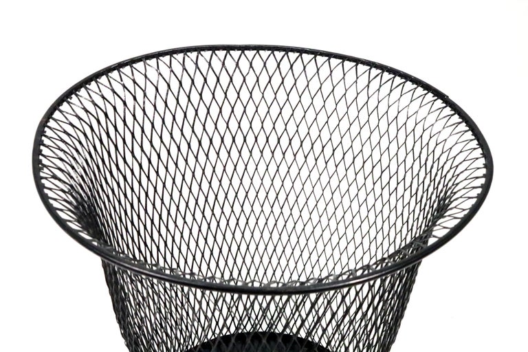 Northwestern Expanded Metal Company Wire Mesh Waste Basket at 1stDibs