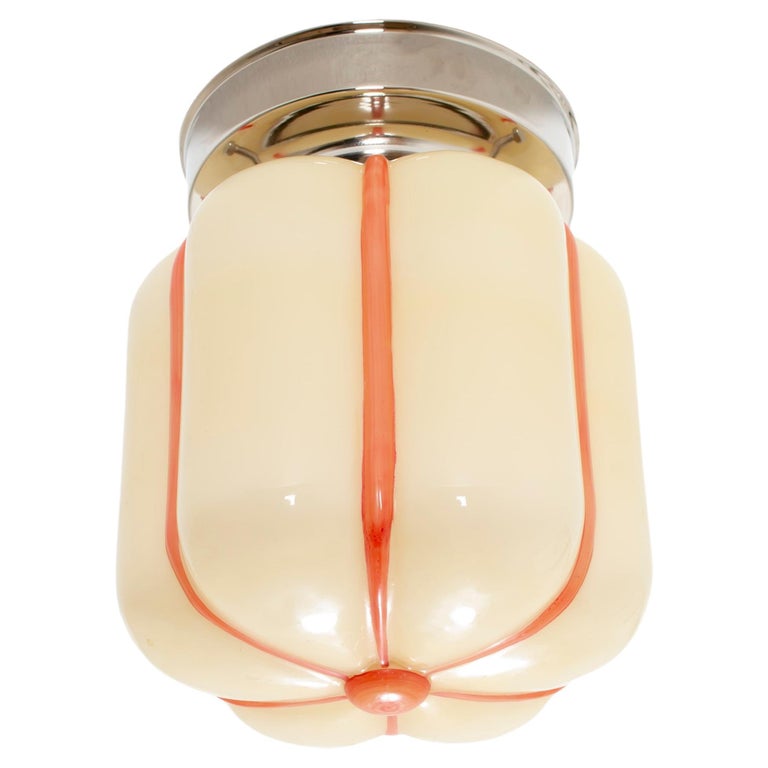 Norwegian Functionalist Flush Mount Ceiling Light, 1950s For Sale at ...