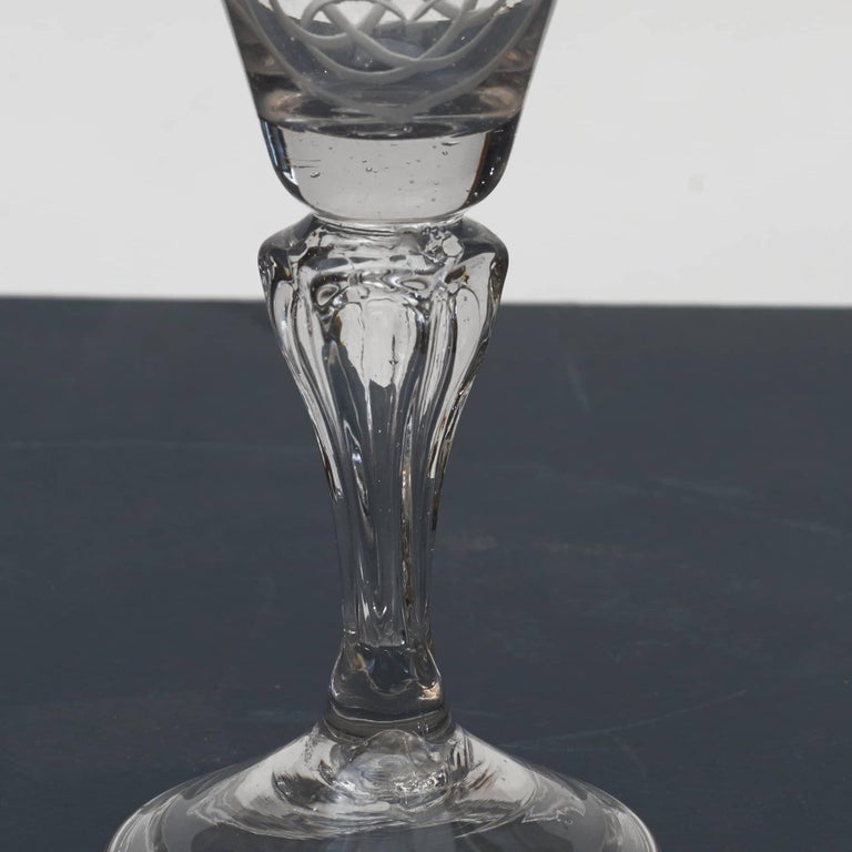 Norwegian 'Nøstetangen' Glass Engraved with Crowned Monogram for ...
