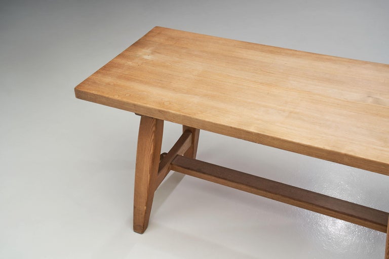 Norwegian Solid Pine Coffee Table by Krogenæs, Norway, 1960s For Sale ...