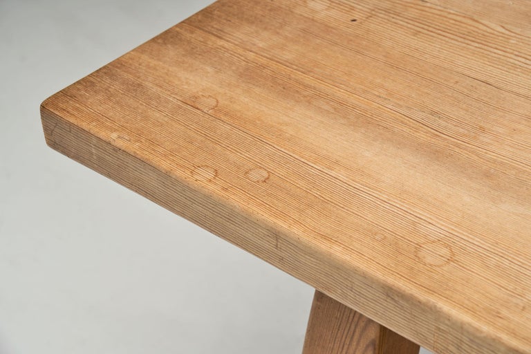 Norwegian Solid Pine Coffee Table by Krogenæs, Norway, 1960s For Sale ...