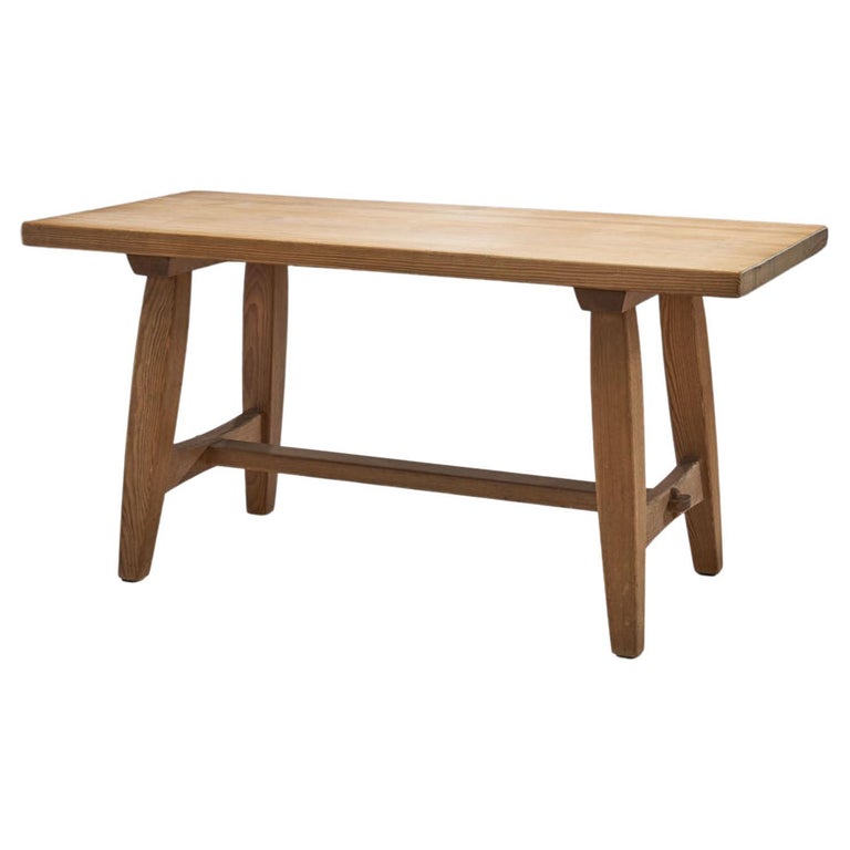 Norwegian Solid Pine Coffee Table by Krogenæs, Norway, 1960s For Sale ...