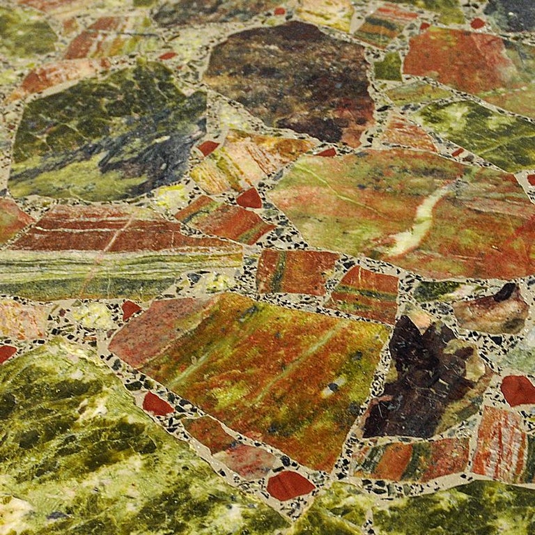 Midcentury Stone table Conglo by Erling Viksjø and Odd Tandberg 1960s ...