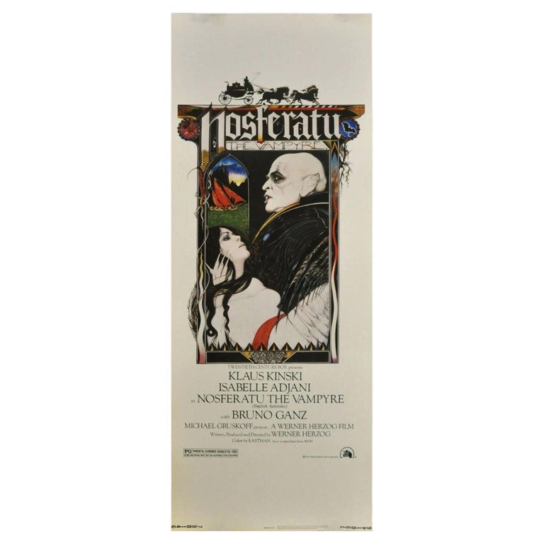 Nosferatu The Vampyre, Unframed Poster, 1979 For Sale at 1stDibs