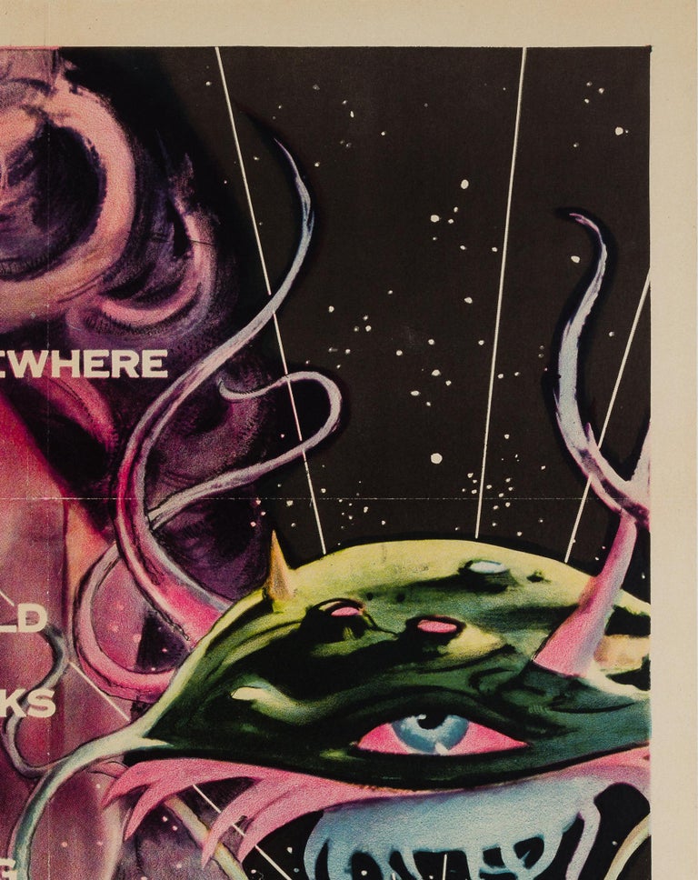 Not of This Earth Original US Film Poster, Albert Kallis, 1957 at 1stDibs