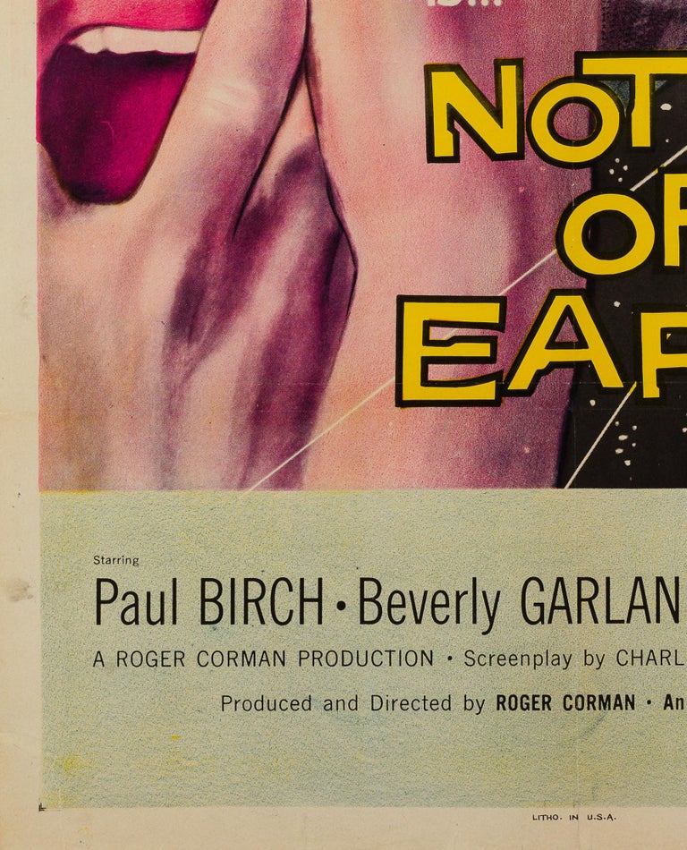Not of This Earth Original US Film Poster, Albert Kallis, 1957 at 1stDibs