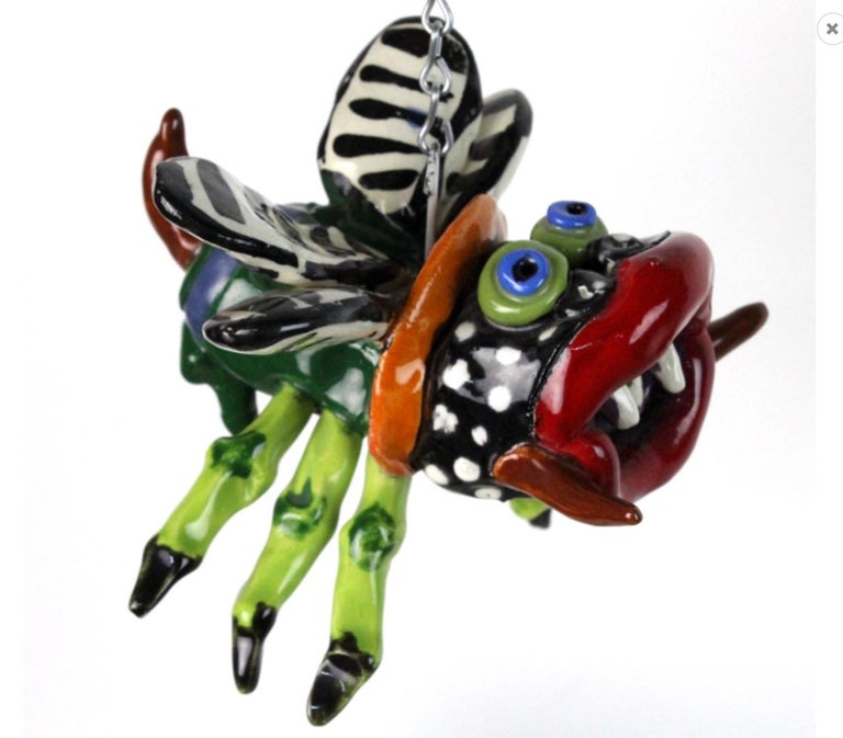 Noted Artist Ceramic Bug House Sculpture 1978- from Bass Museum For ...