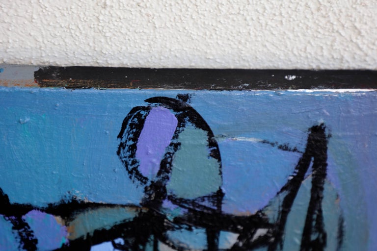 Noted San Diego Artist Kenneth Joaquin Acrylic on Canvas Titled "Sea ...