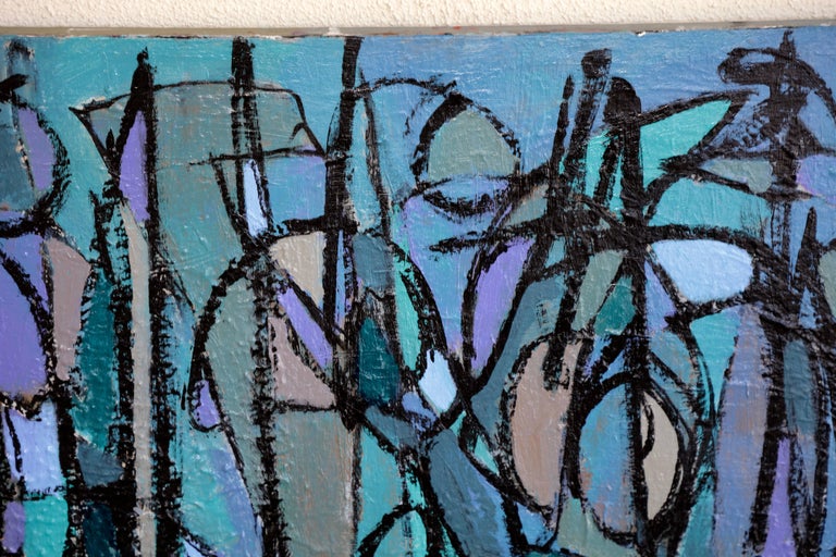 Noted San Diego Artist Kenneth Joaquin Acrylic on Canvas Titled "Sea ...