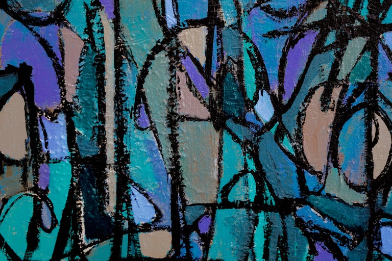 Noted San Diego Artist Kenneth Joaquin Acrylic on Canvas Titled "Sea ...