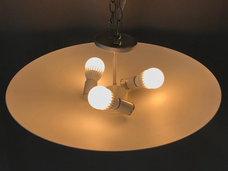 Nova Industries Large Spun Aluminum Saucer Pendant Ceiling Light at ...