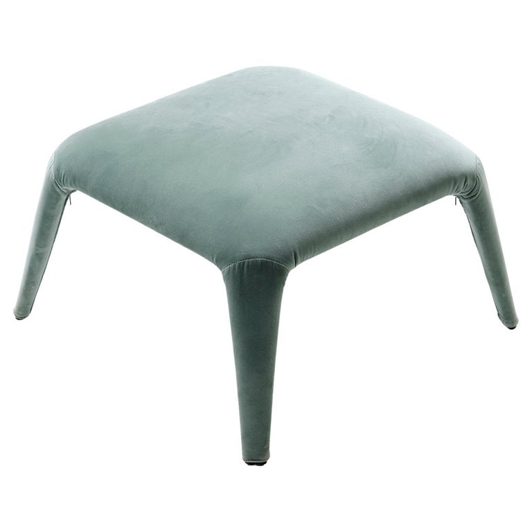 21st Century Modern Textile Pouf With Removable Cover For Sale at 1stDibs