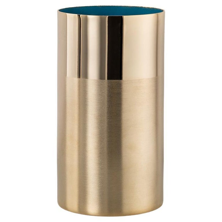 Novae, Copper Vase with an Enamelled Interior and Galvanized Exterior ...