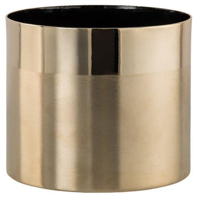 Novae, Copper Vase with an Enamelled Interior and Galvanized Exterior ...
