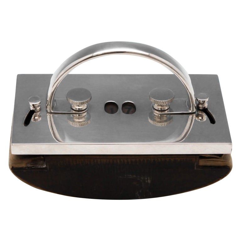 Novelty Antique Sterling Silver Rocker Blotter and Calendar Combination ...