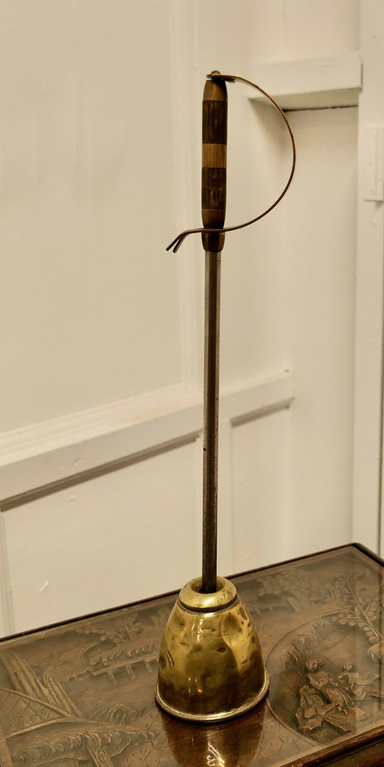 Novelty Brass Sword, Poker Set in Stand For Sale at 1stDibs