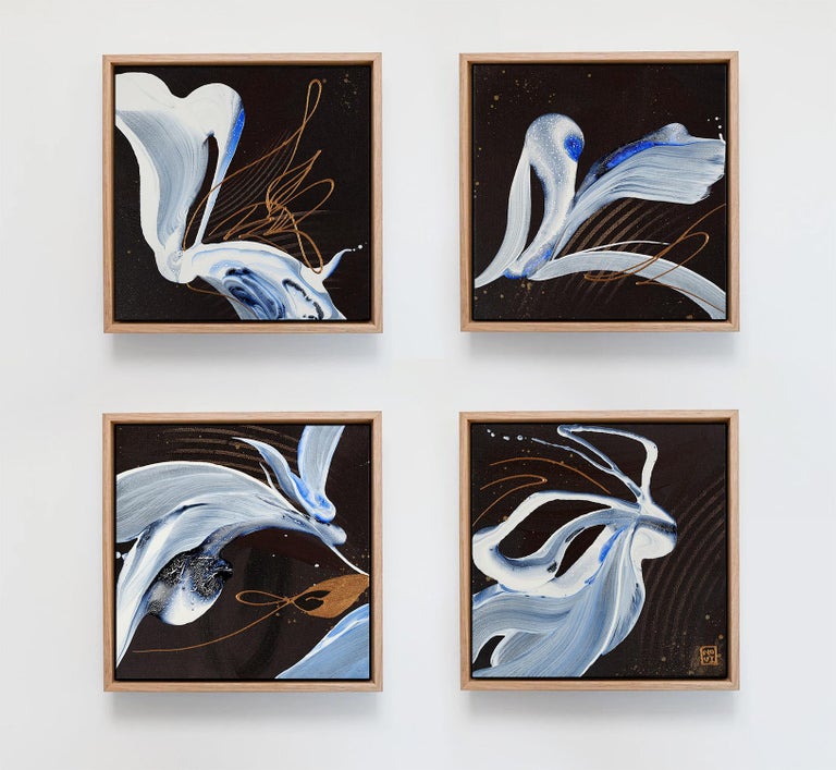 Novi Lim - Bodies of Light Quadriptych For Sale at 1stDibs