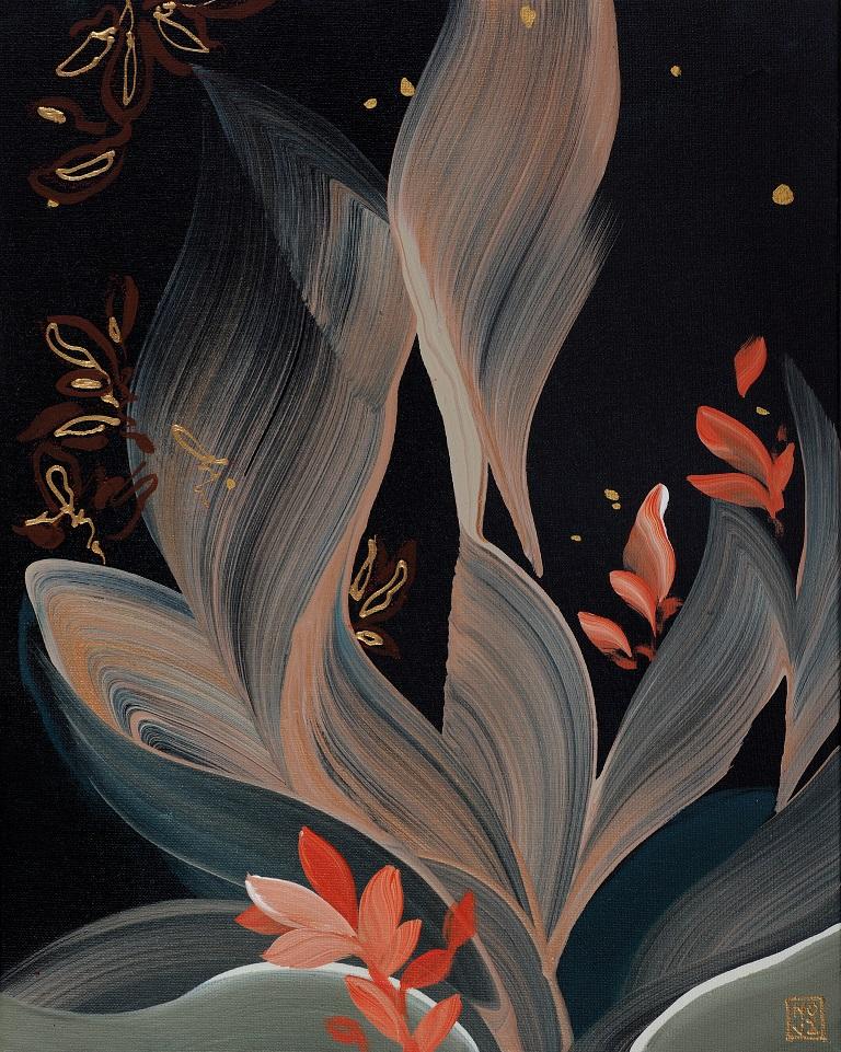 Novi Lim - Featherlight, Original Abstract Painting at 1stDibs