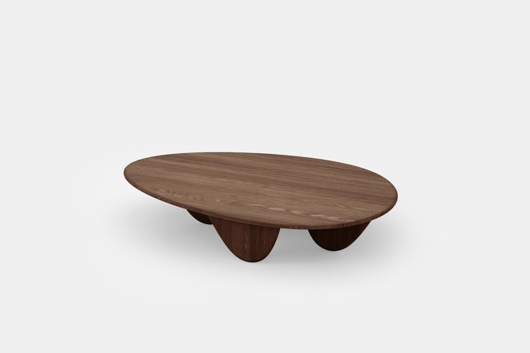 Noviembre x Big Coffee Table in Walnut Wood Inspired by Brancusi ...