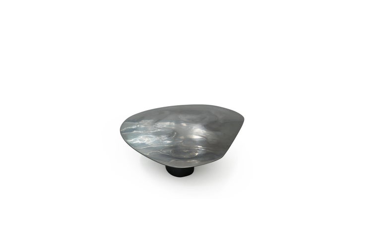 NR 2 Liquid Metal Low Cocktail Table For Sale at 1stDibs