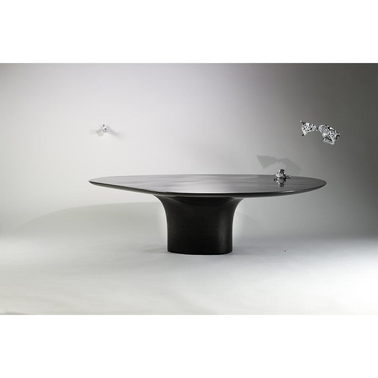 NR Hand-Sculpted Liquid Graphite Metal Smooth Black Finished Low ...