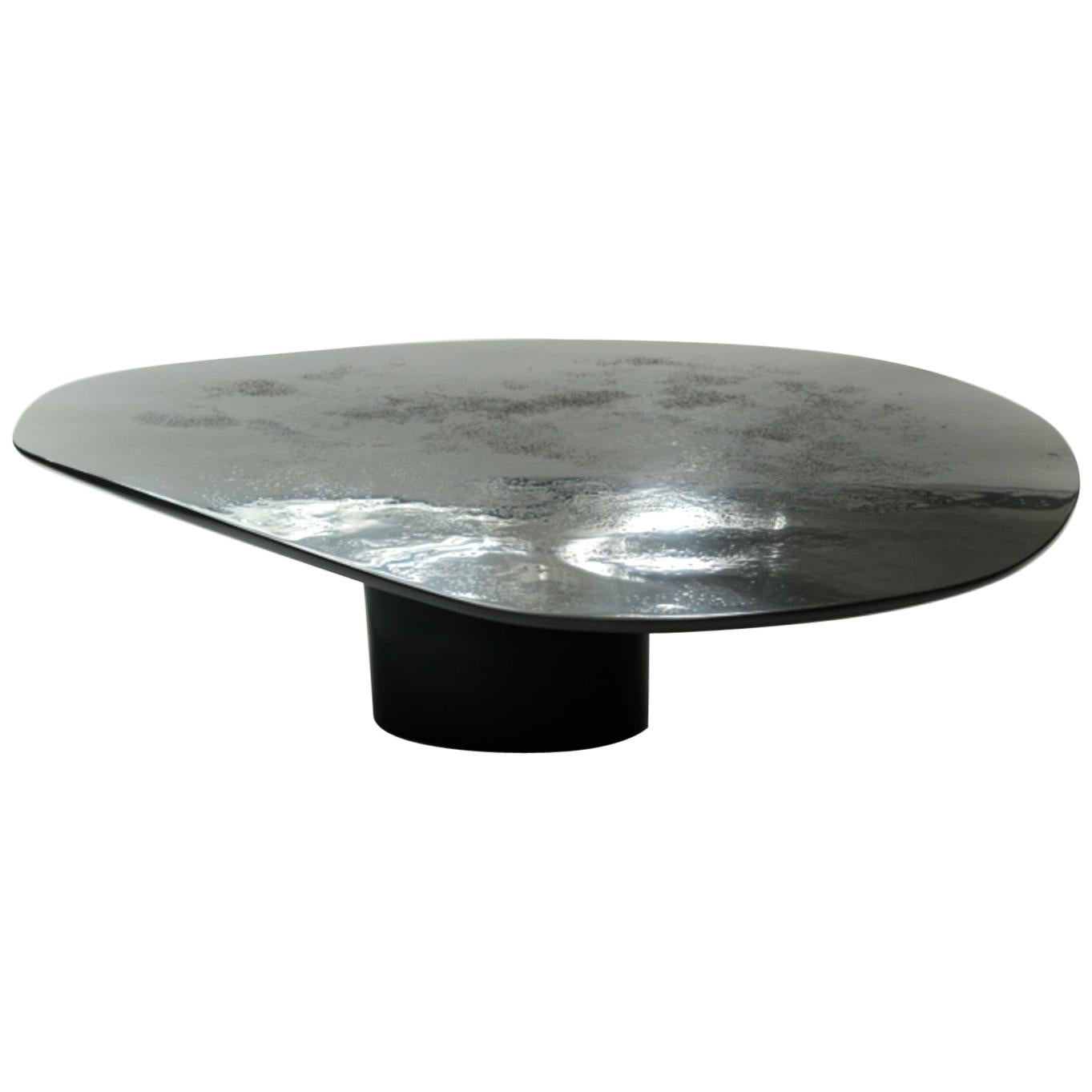 NR 2 Liquid Metal Low Cocktail Table For Sale at 1stDibs