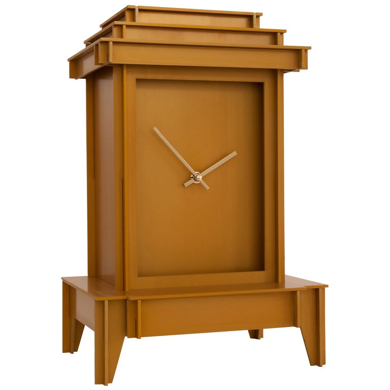 NSNG One More Time Clock Gold anodised For Sale at 1stDibs
