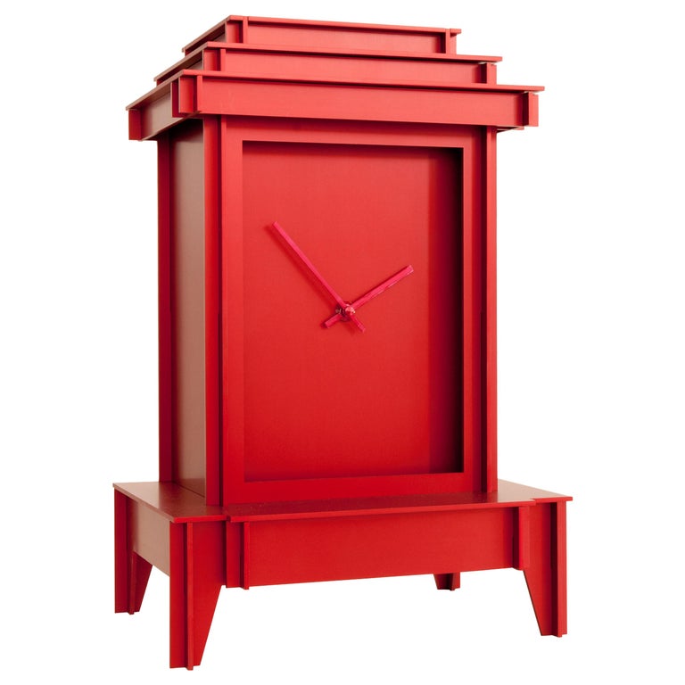 NSNG One More Time Clock Red at 1stDibs