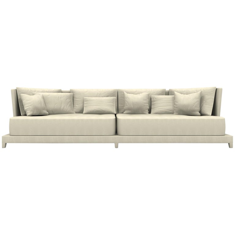 Nube Italia Harbour Sofa in Cream Upholstery by Marco Corti For Sale at ...